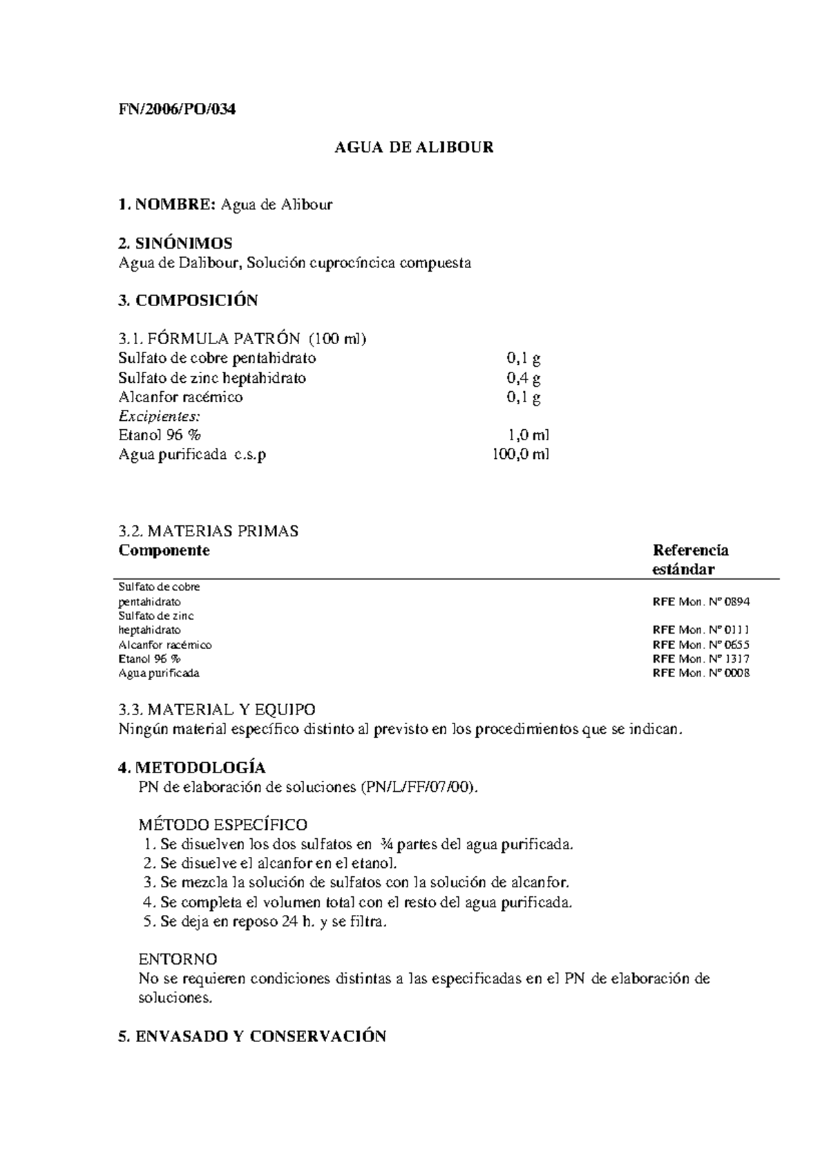 AGUA DE Alibour - FN/2006/PO/ AGUA DE ALIBOUR NOMBRE: Agua de Alibour ...