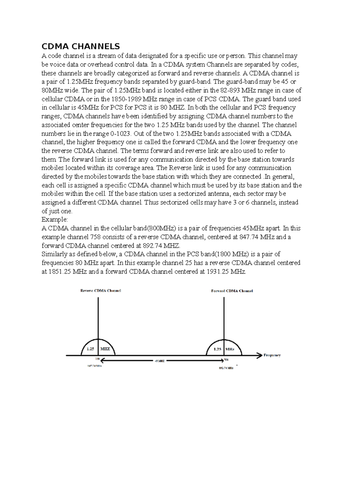 Module 3 - CDMA CHANNELS A code channel is a stream of data designated ...