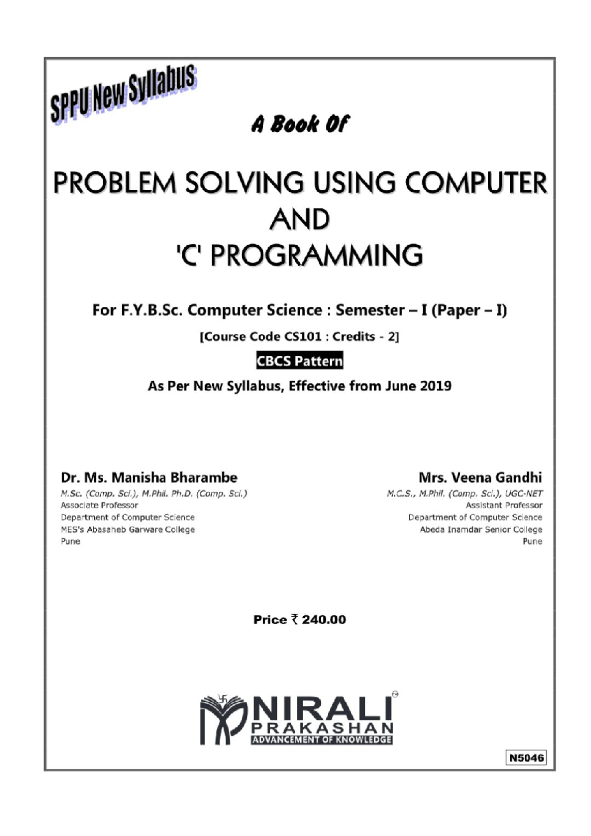 Sample C Programming FOR PROGRAMIS - Computer science engineering - Studocu