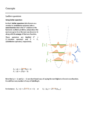 Dirac - Quantum 1 - Dirac Notation A bra is defined as 𝜓| or in ...