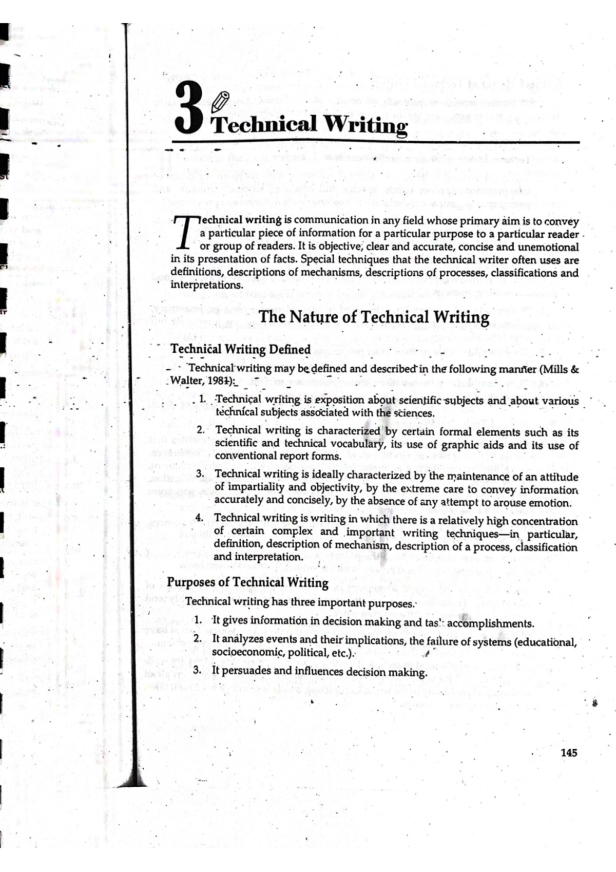 The Nature of Technical Writing - 3 Technical Writing T echnical ...