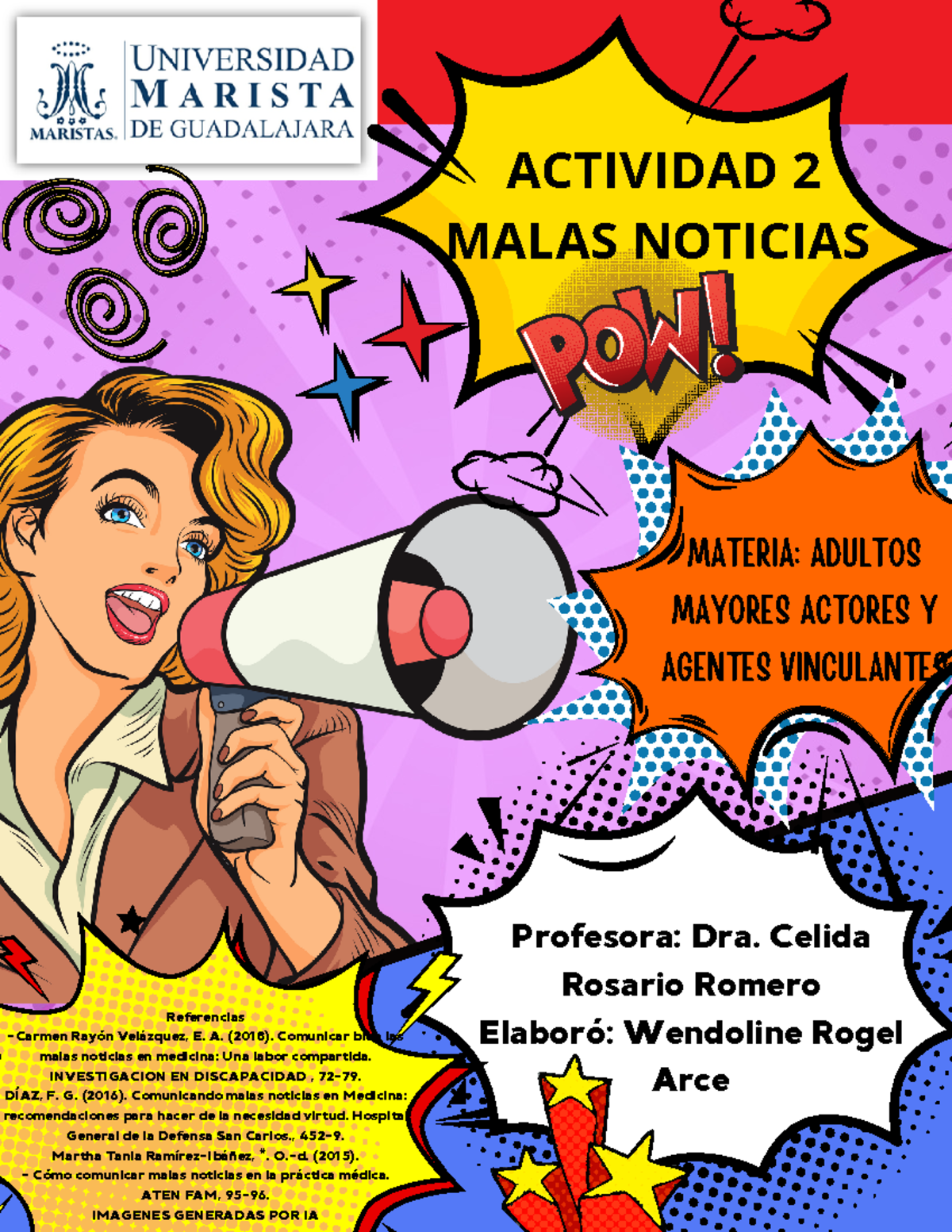 Actividad 2 Wendoline Comic - ACTIVIDAD 2 MALAS NOTICIAS MATERIA ...