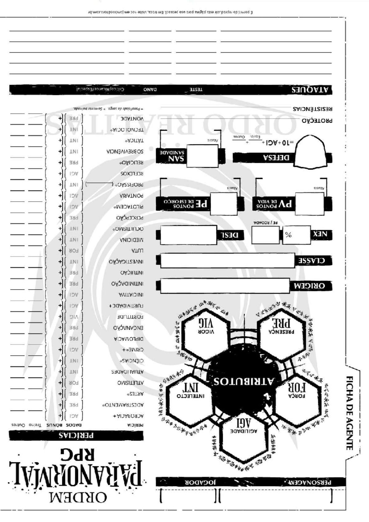 Ficha A-RPG - rpg - Docência do Ensino Superior - Studocu