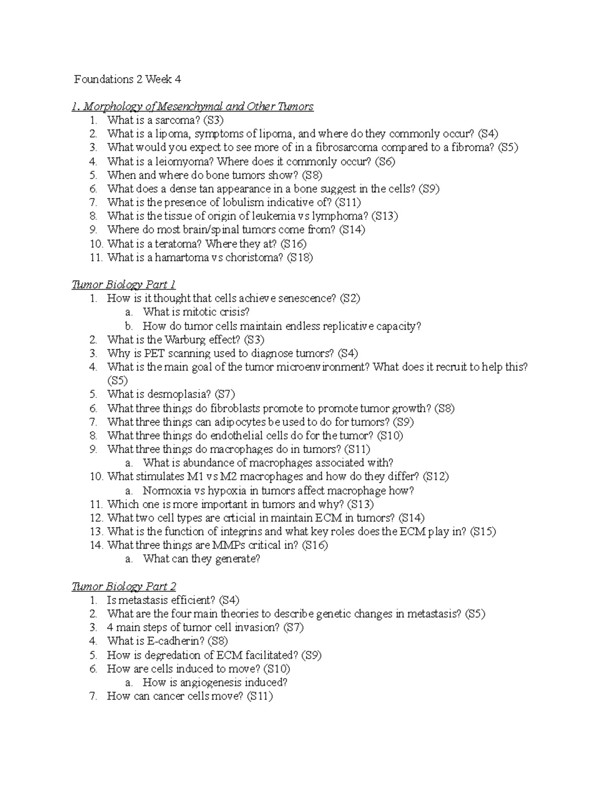 Foundations 2 Week 4 Study Guide - Foundations 2 Week 4 1. Morphology ...