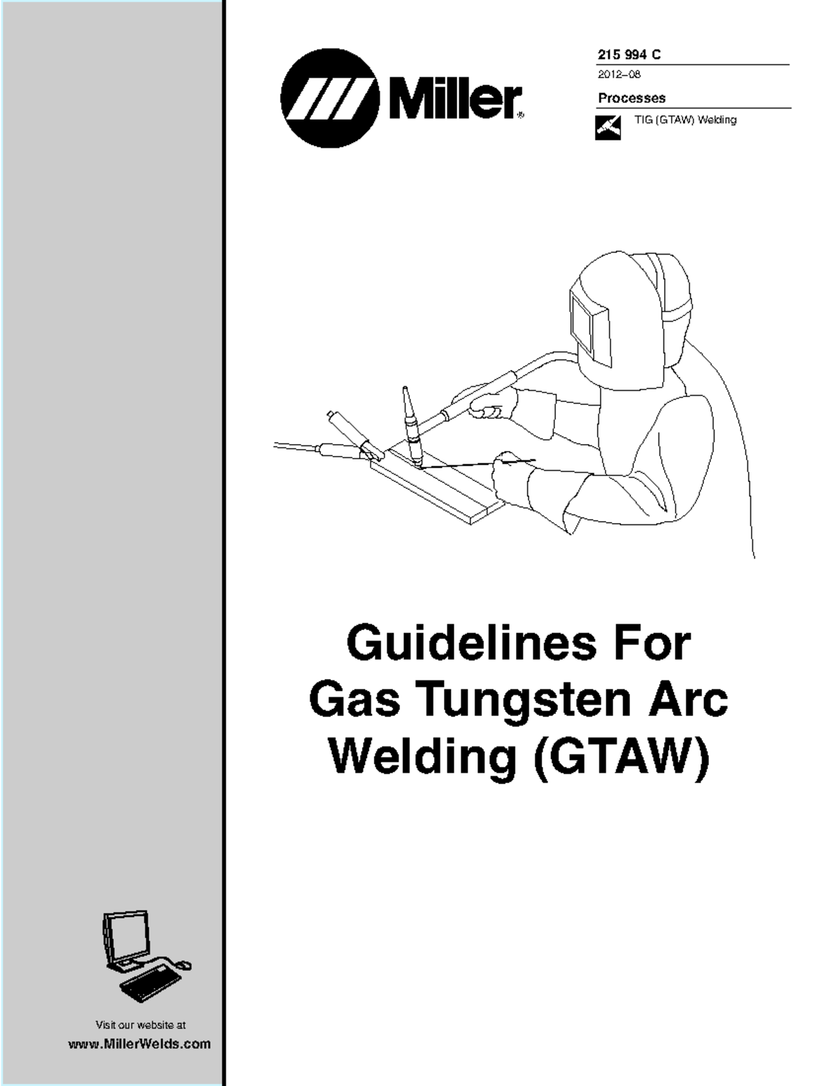 Gtawbook - Processes 215 994 C 2012− Guidelines For Gas Tungsten Arc ...