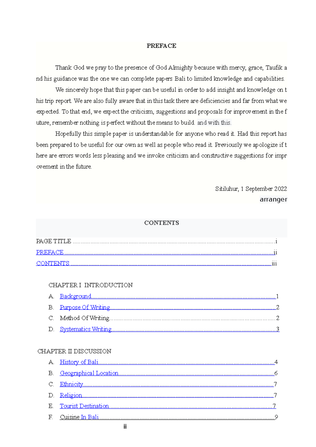 Rahma B - Makalah bahasa Inggris - PREFACE Thank God we pray to the presence of God Almighty ...