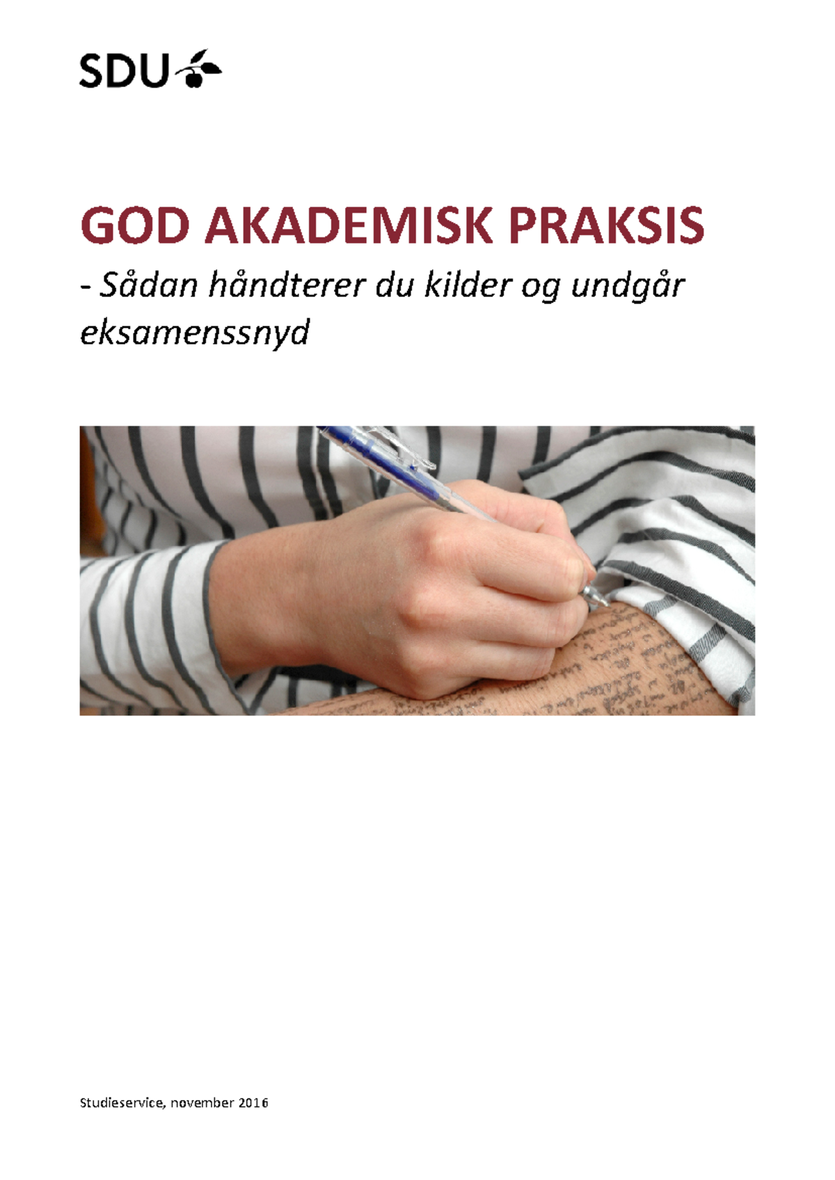 God Akademisk Praksis - GOD AKADEMISK PRAKSIS - Sådan håndterer du ...