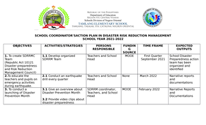 DRRM-Manual Booklet-1 Final-1 - School Disaster Risk Reduction and Management Manual ...