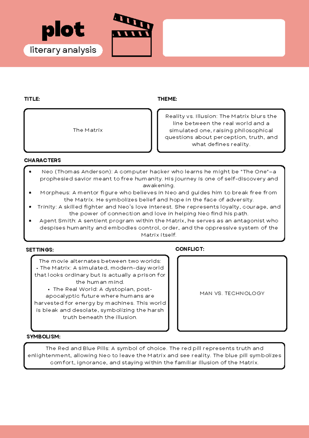 Plot Structure Narrative Analysis Digital and Printable Worksheet in ...