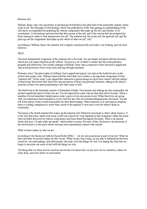 Chapter 2 Lesson 1 Understanding the Self - Studocu