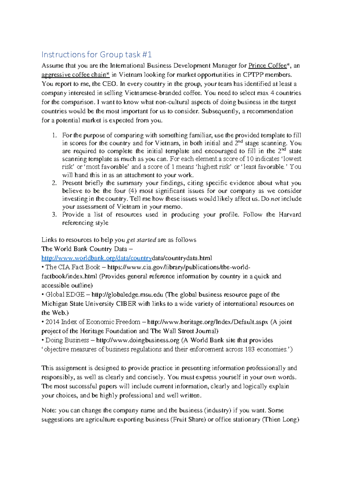 GT2 Instructions for group task of IMS - Instructions for Group task ...