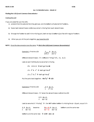 Sec. 2.2 detailed notes – Week 2 - Math A-100 IUSB Sec 2 detailed notes ...