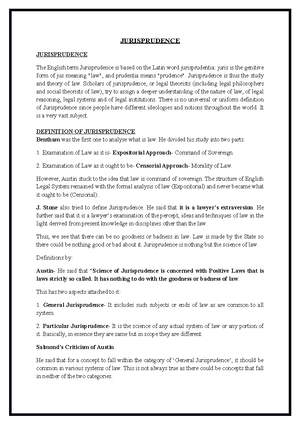 Document - Summary Elements of Jurisprudence - Sheela Barse vs. Union ...