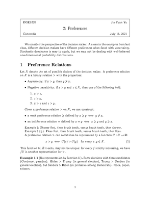 Lec 5 - Lec 5 - INSE6320 Jia Yuan Yu 4: Managing Risk Concordia March ...