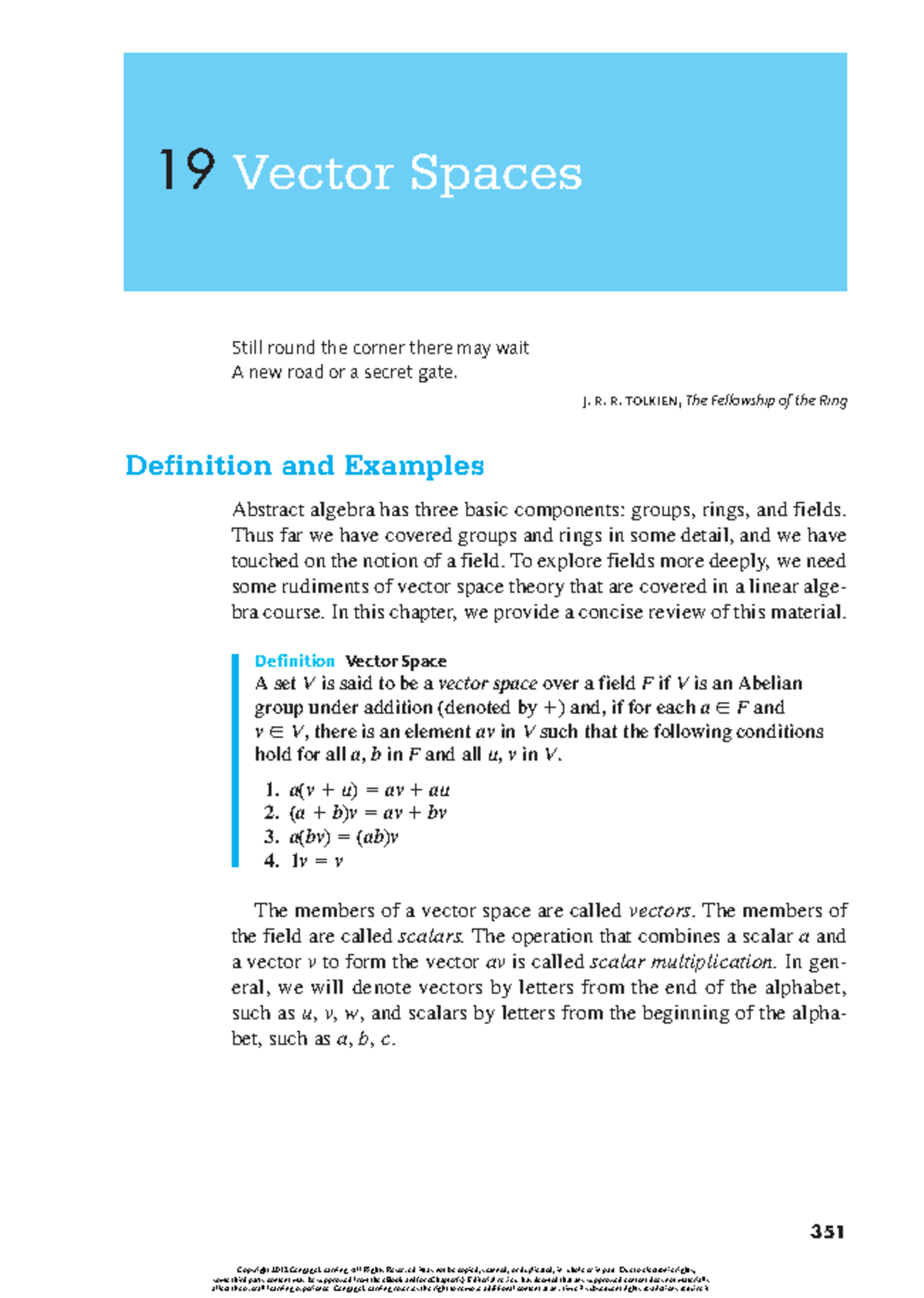 Vector Spaces Ini Adalah Materi Pada Mata Kuliah Struktur Aljabar