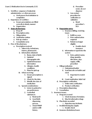 IPC 2 Exam 1 - study guide for the first exam - Exam 1 Lecture 1 ...