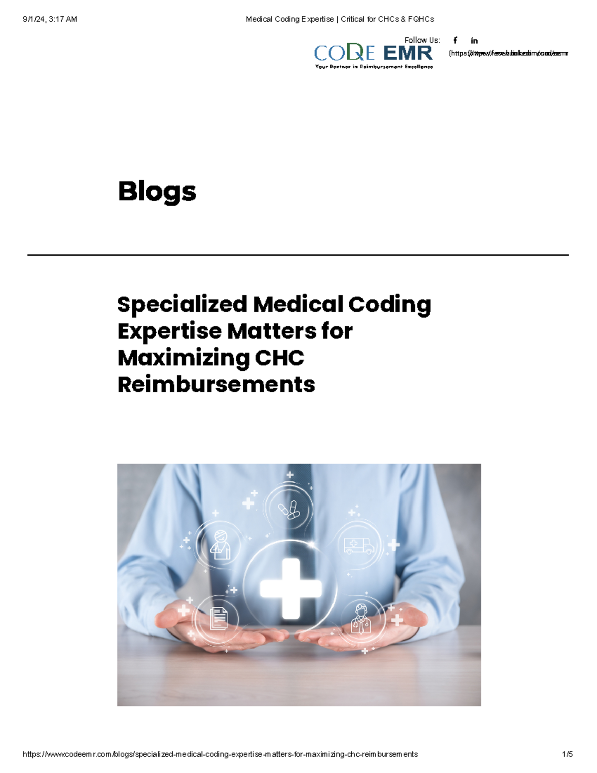 Medical Coding Expertise Critical for CHCs & FQHCs - Blogs Specialized ...