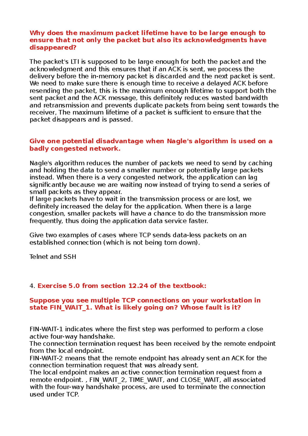 Written Assighment 7 - CS 2204 - UoPeople - Studocu