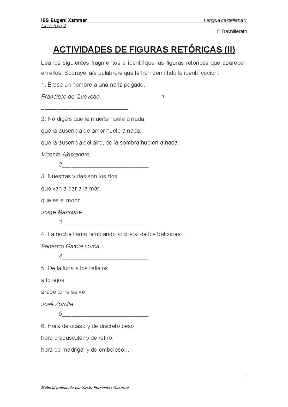 Actividades-figuras-retoricas-2 - IES Eugeni Xammar Literatura 2 Lengua ...