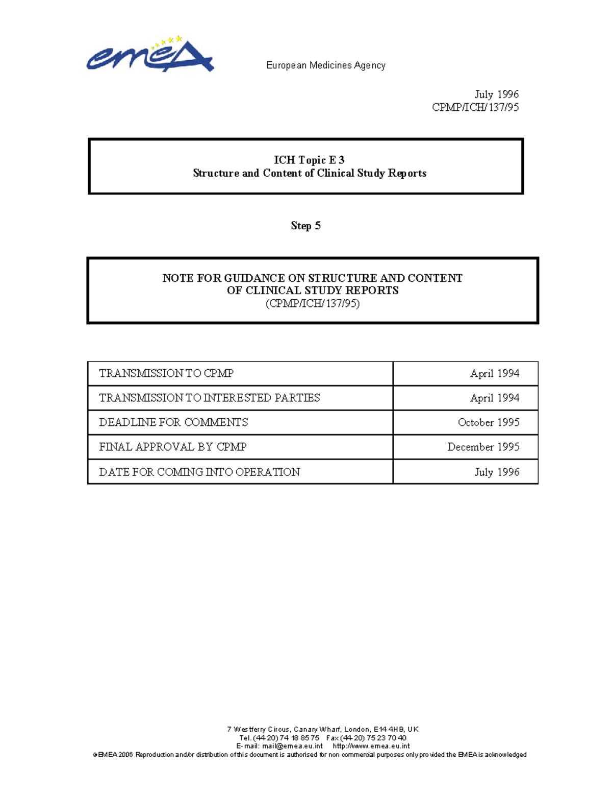 Ich -e- 3-structure-content-clinical-study-reports-step-5 en - European ...