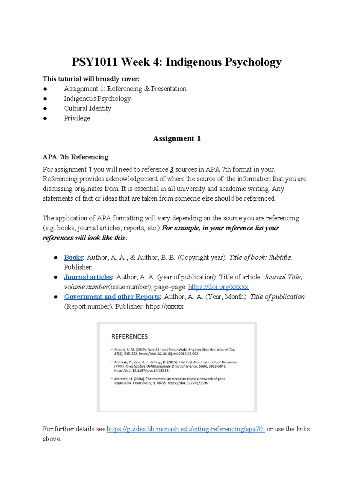 PSY1011 Week 4 Student Tutorial Manual - 2021 - PSY1011 Week 4 ...