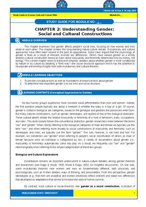 SG5 Prof Ed 106 Assessment in Learning 1 - STUDY GUIDE FOR MODULE NO. 5 ...