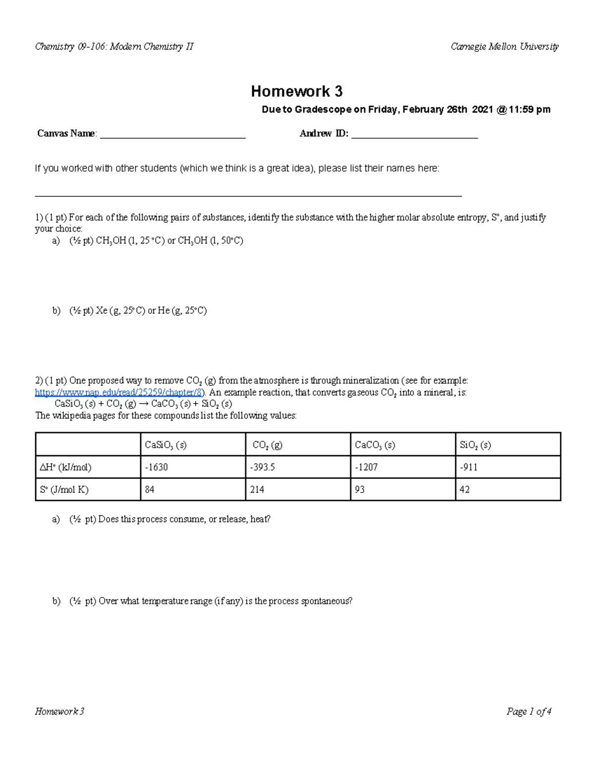 Homework 3 S'21 - Answers - Homework 3 Due to Gradescope on Friday ...