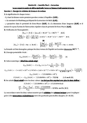 2-Structure Cristalline correction devoir 2 - Université Mohammed V Agdal Année universitaire ...