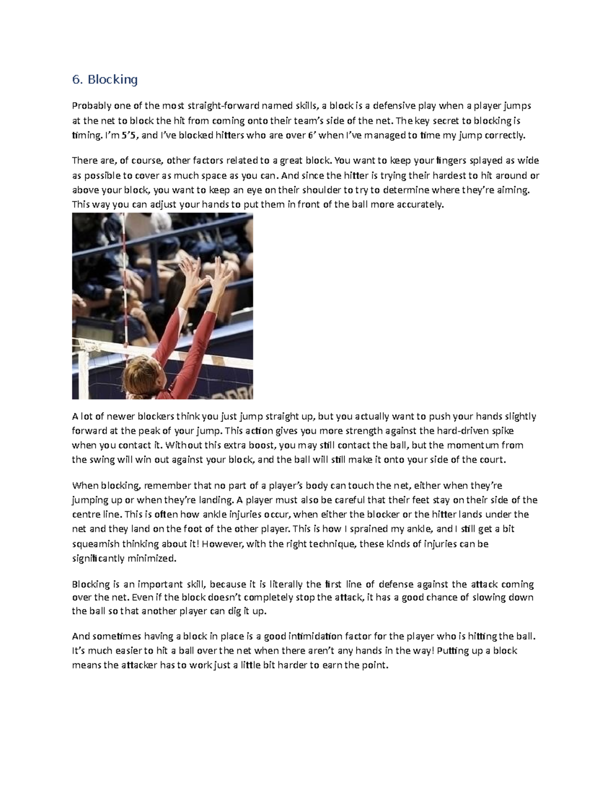 Pathf 4 . module 1 - 6. Blocking Probably one of the most straight ...