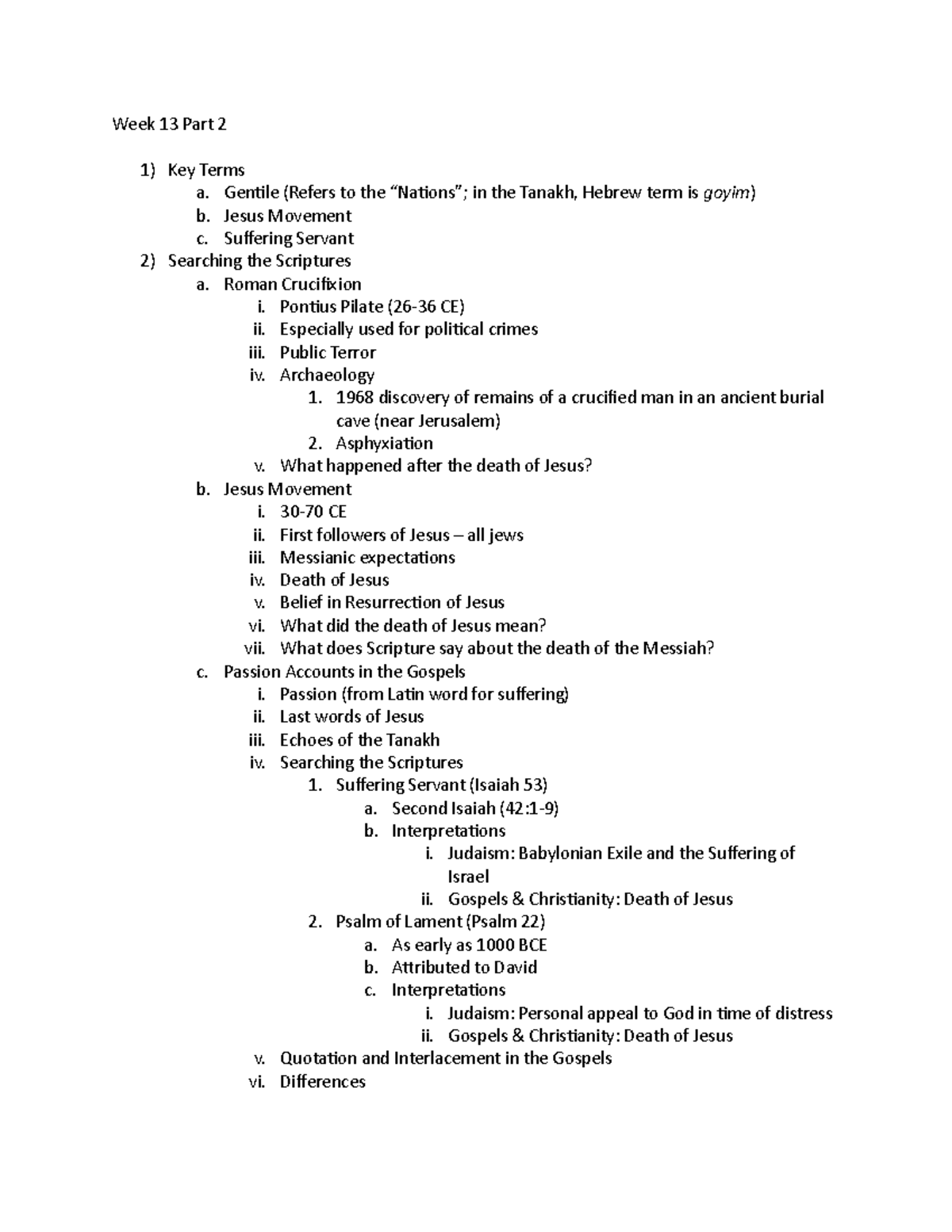 Week 13 Part 2 Week 13 Lecture Notes Part 2 Week 13 Part 2 Key Terms A Gentile Refers To