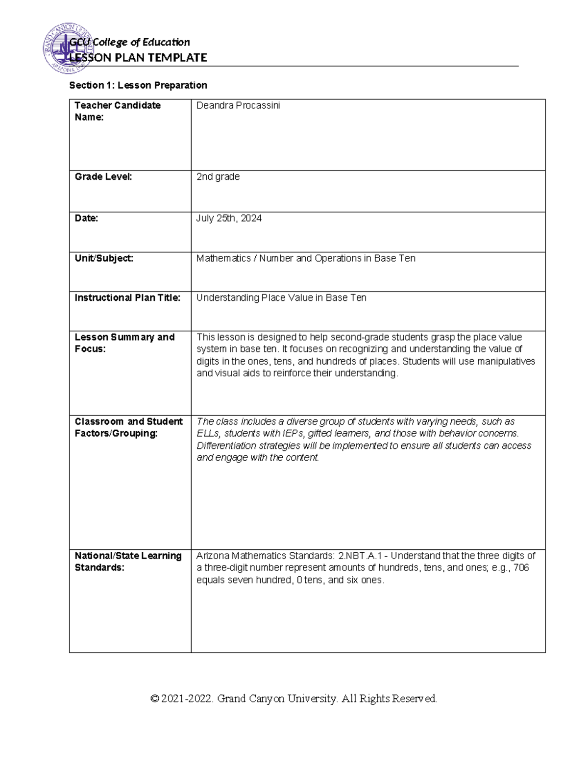 SPD 570 Drafting Essential Questions - LESSON PLAN TEMPLATE Section 1 ...