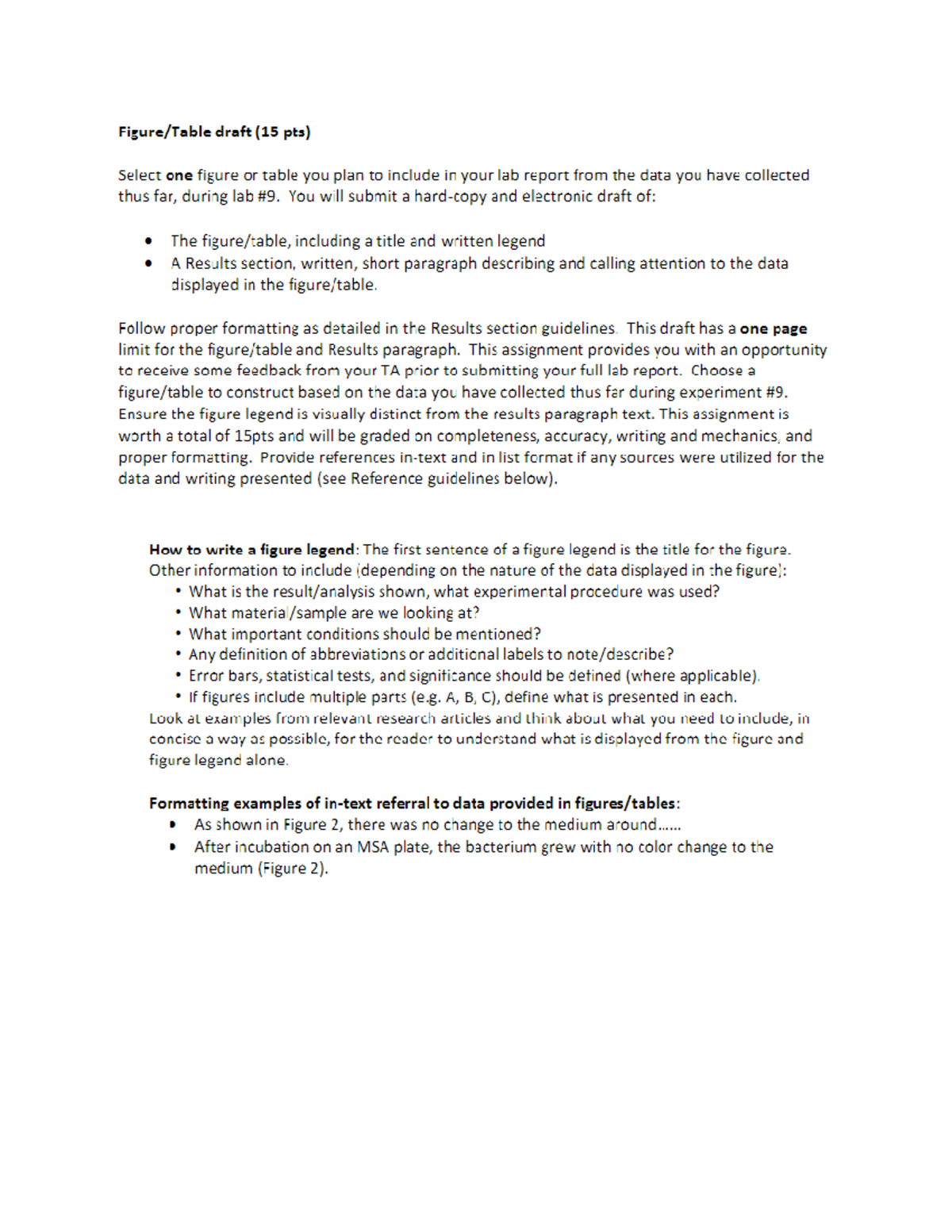 Figure Table Draft Instructions - 210 - Studocu