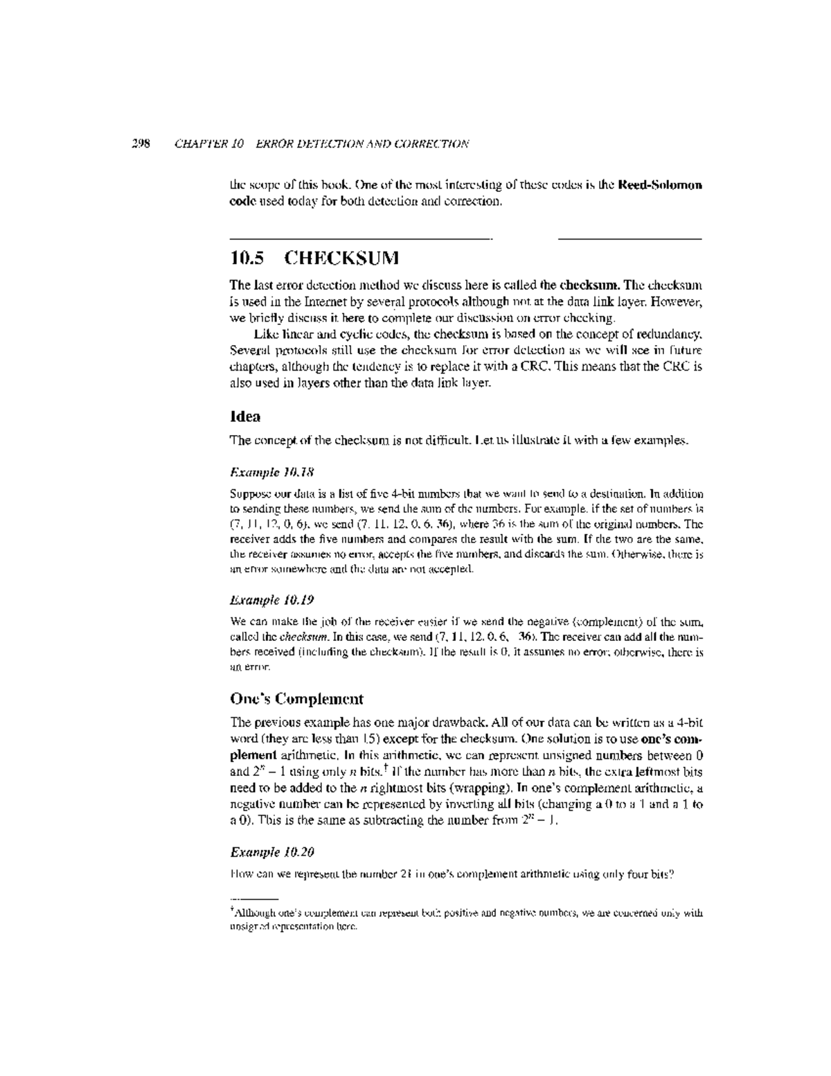 6 Internet Checksum - Computer Communication And Networking - Studocu