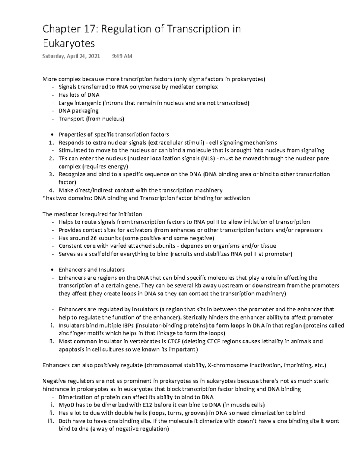Chapter 17 - Lecture notes 17 - - Studocu