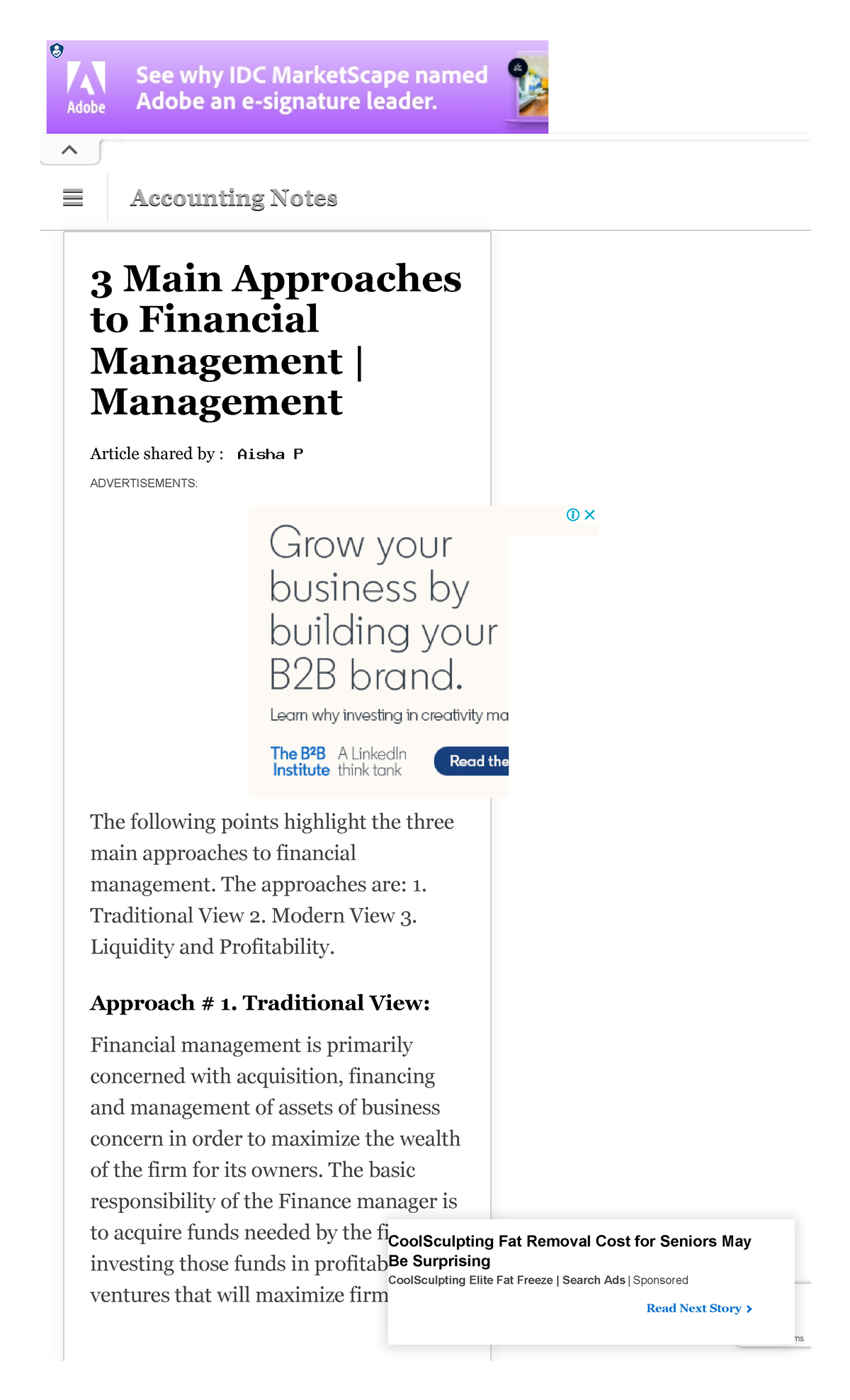 Modern Approach TO FM - Accounting NotesAccounting Notes 3 Main ...