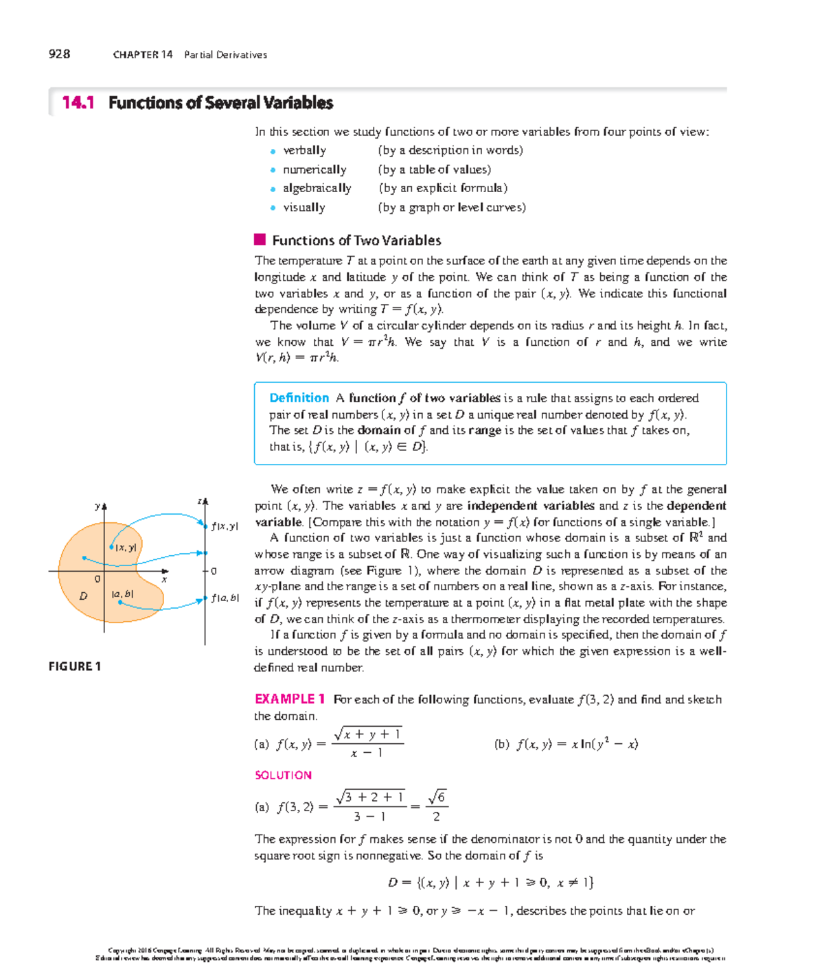 MATH CH - math work - 928 CHAPTER 14 Partial Derivatives In this ...
