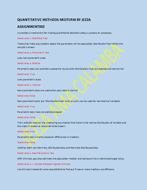 Final LAB QUIZ 1 Quantitative Methods Attempt review - Started on Thursday, 19 January 2023, 12: ...