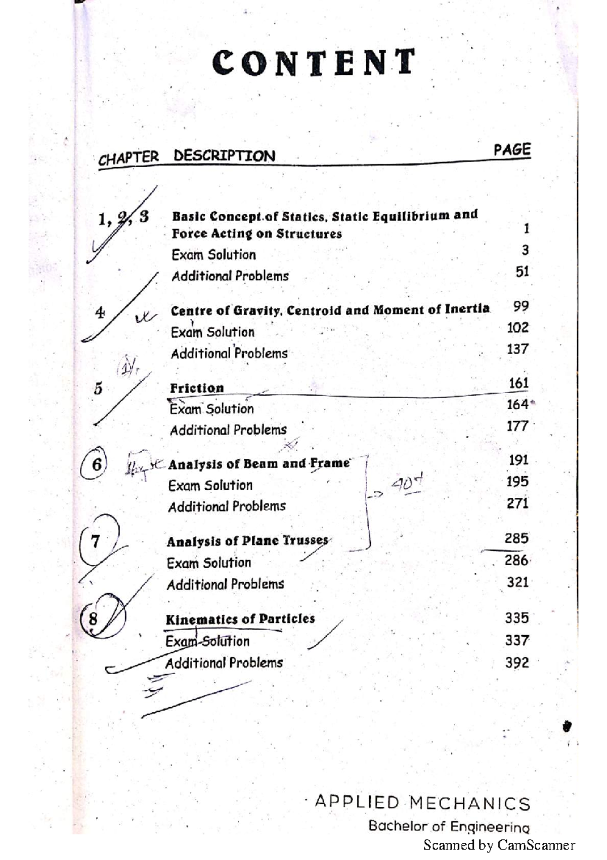 Applied Mechanics Solution compressed - applied mechanics - Studocu