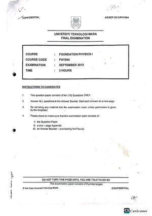 5 PHY098 problem solving skill Assignment template - PHY098 (LOD 3, C4): PROBLEM SOLVING SKILL ...