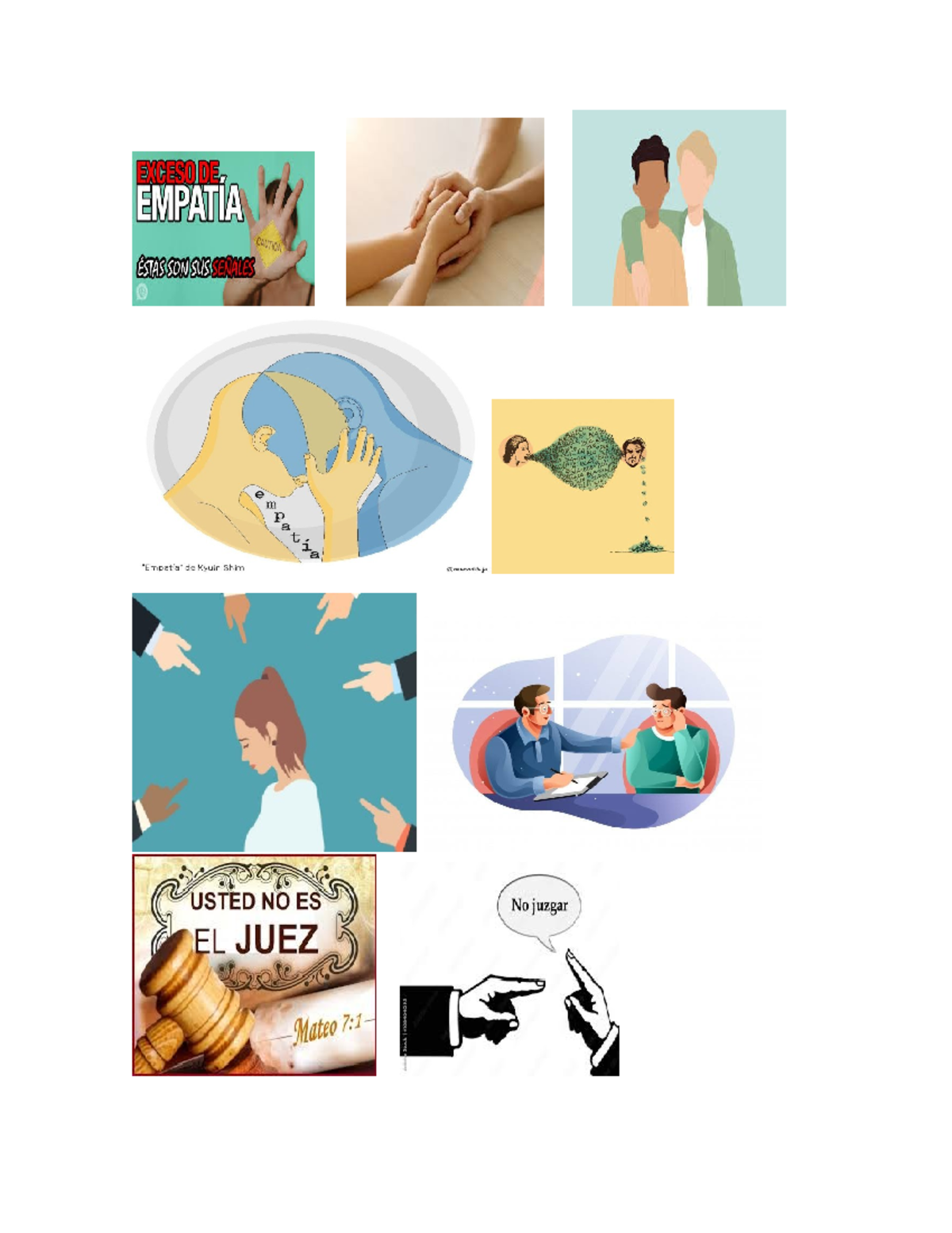 Marina 2 - investigación - EXCESO DE, EMPATIA ESTASSONSUS e m Pa "Empatia" de Kyuin Shim - Studocu