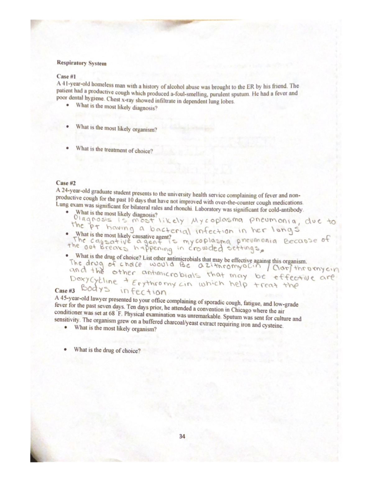 Respiratory System case studies 2 - BIOL 224 - NSC - Studocu
