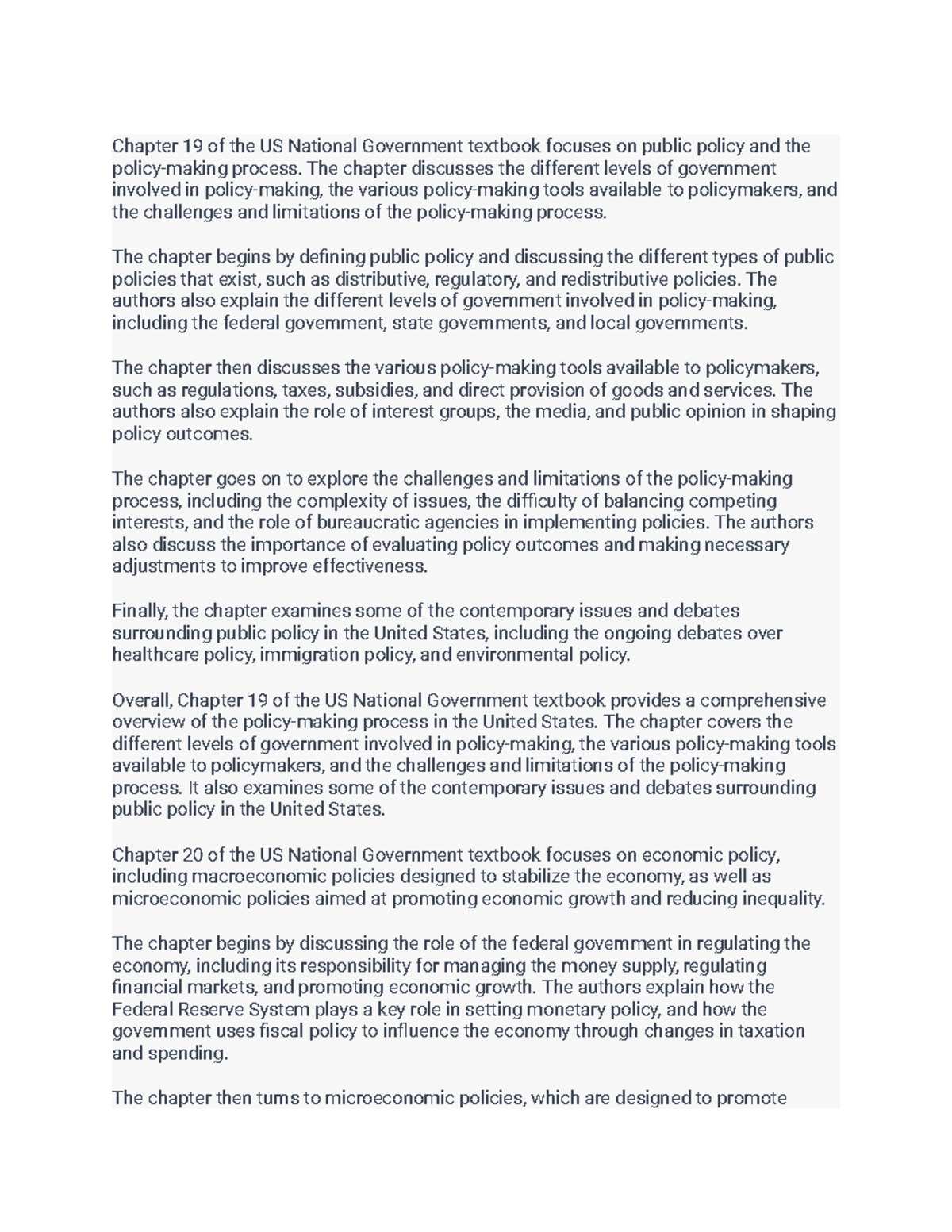 US National Government (20) - Chapter 19 of the US National Government ...