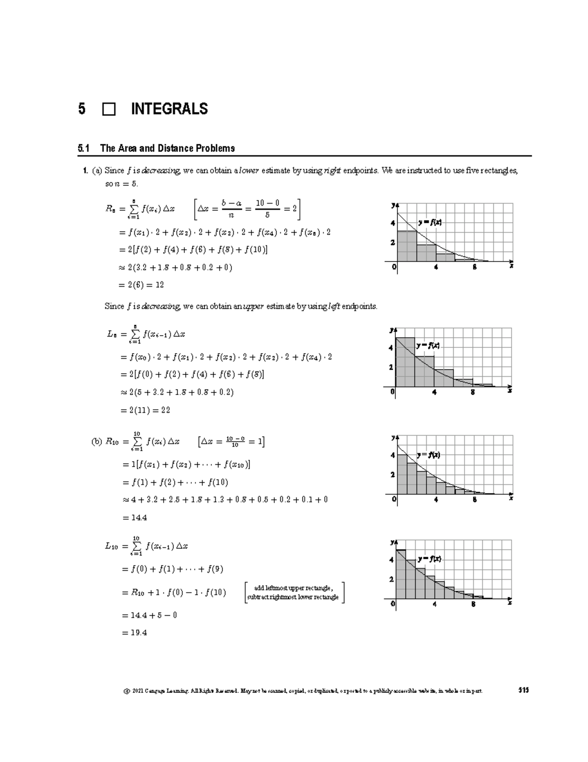 Calculus Solution 9 chapter 5 - 5 INTEGRALS 5 The Area and Distance ...