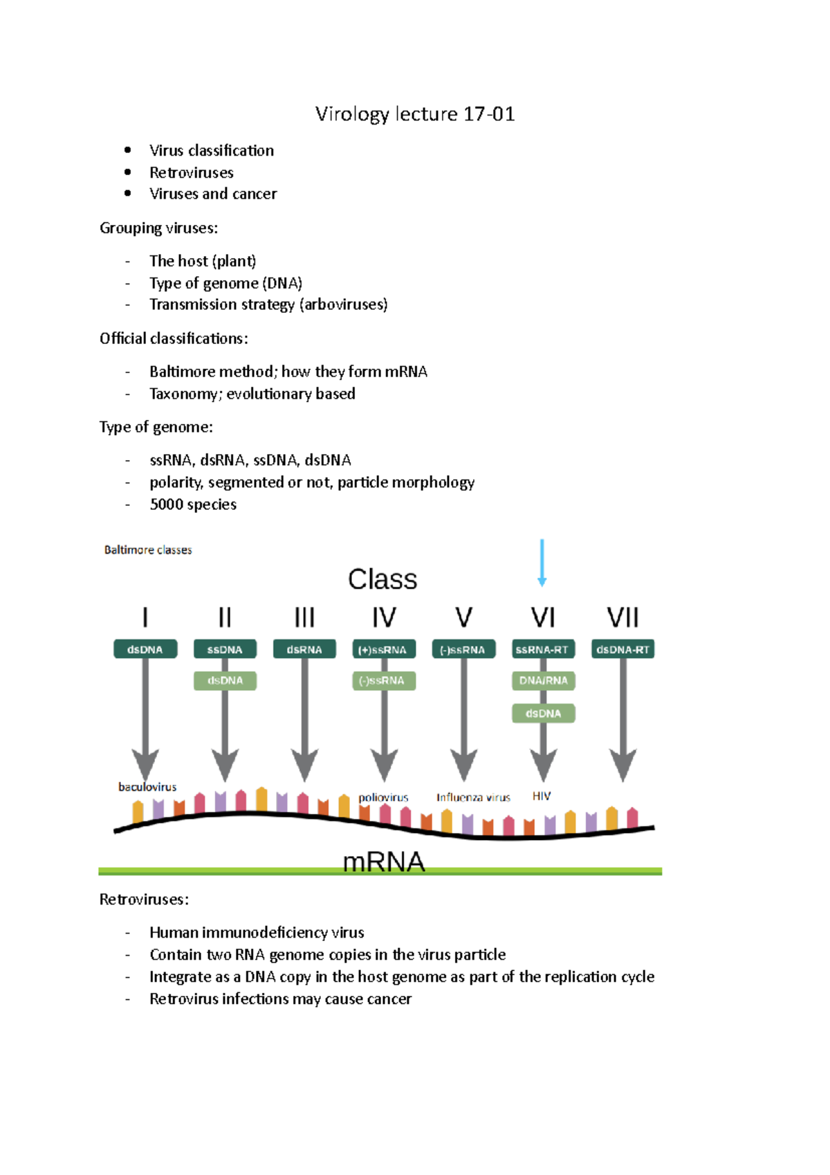 Lecture virology 4 - Virology lecture 17- Virus classification ...
