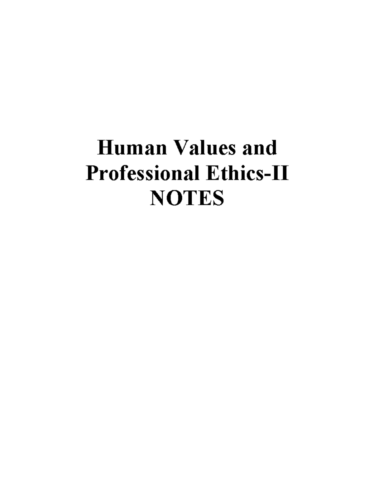 Unit 1 - human value 2 ipu unit 1 - Human Values and Professional ...