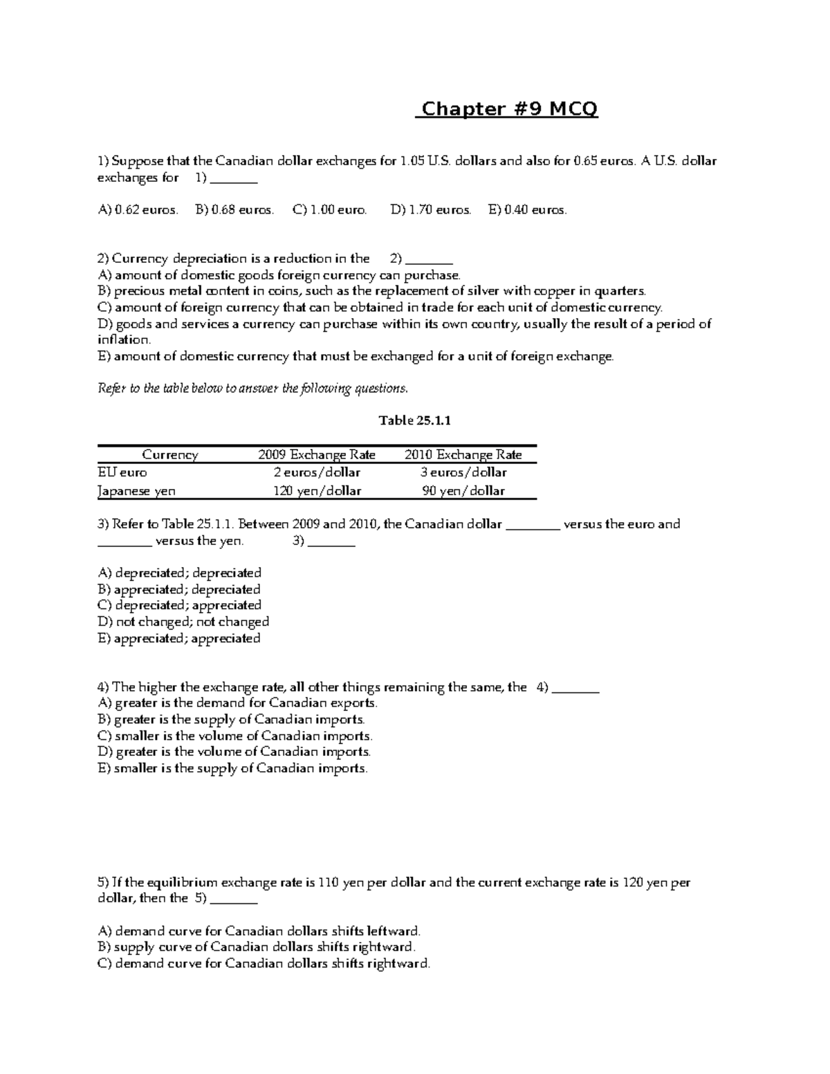 Chapter 9 MCQ - Week 8 Tutorial Questions - Chapter #9 MCQ Suppose that ...