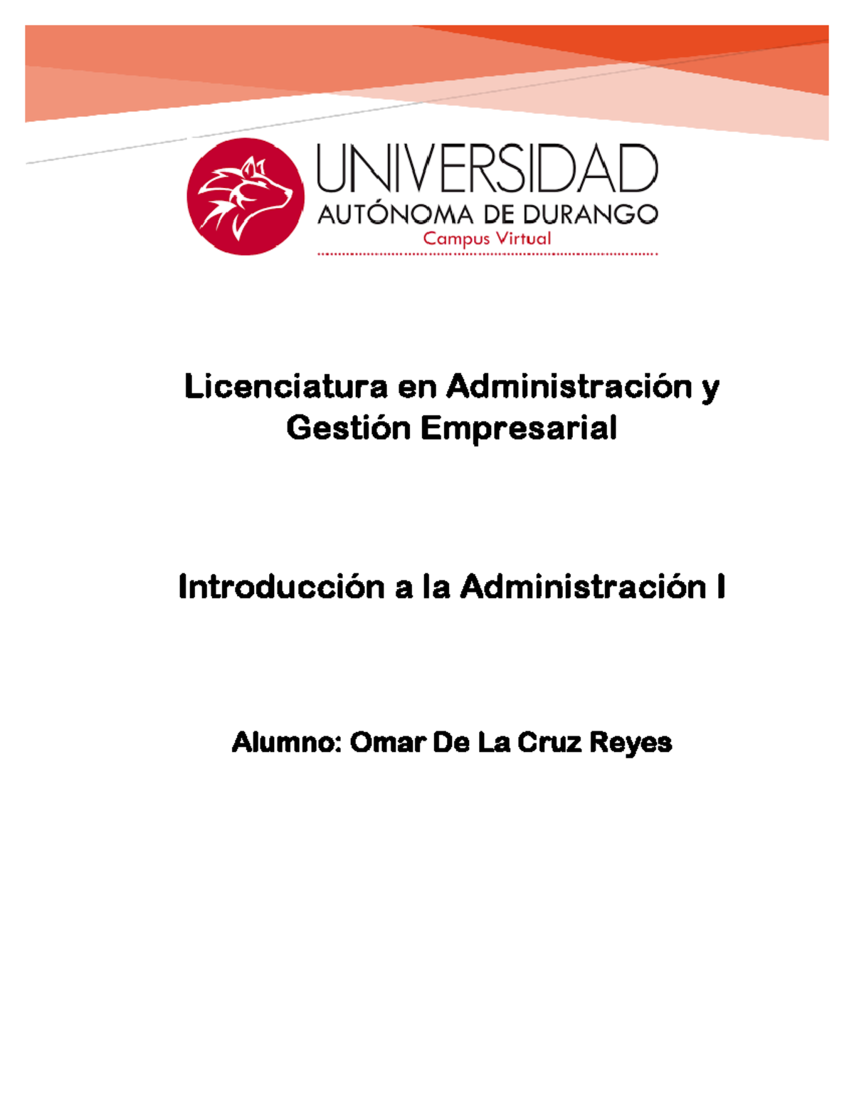 Introduccion a la Administracion - Warning: TT: undefined function: 32 Licenciatura en - Studocu