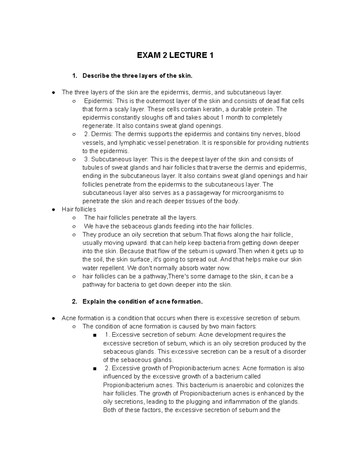Exam 2 notes for microbiology - EXAM 2 LECTURE 1 Describe the three ...