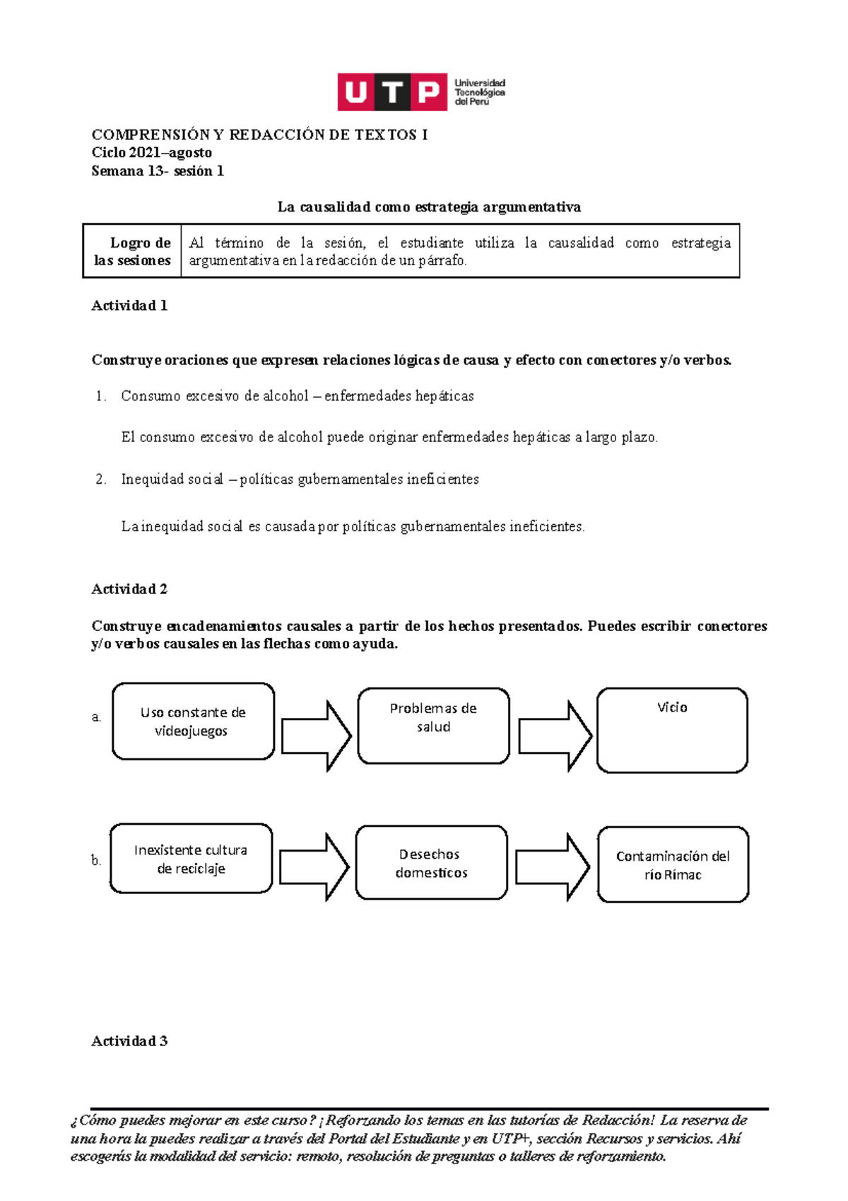 S13.s1 La causalidad como estrategia discursiva - COMPRENSIÓN Y ...