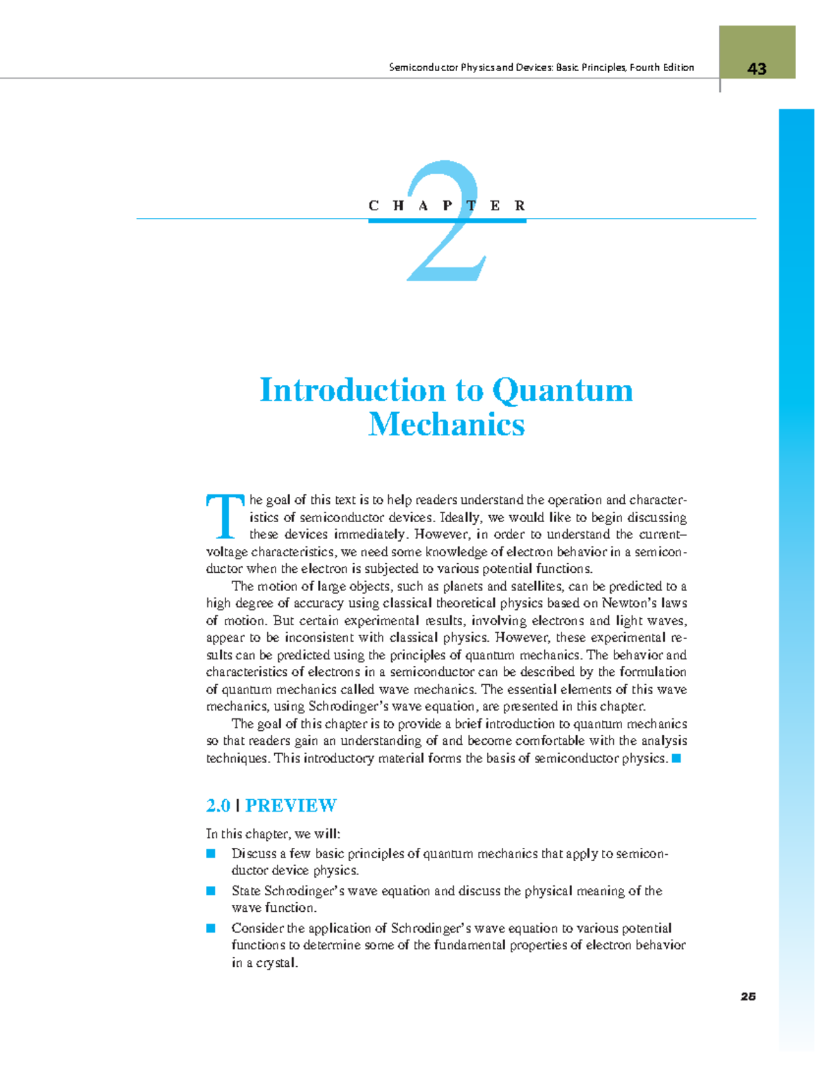 ELEC321-Chapter 2 - chapter-2 - 25 2 Introduction to Quantum Mechanics ...